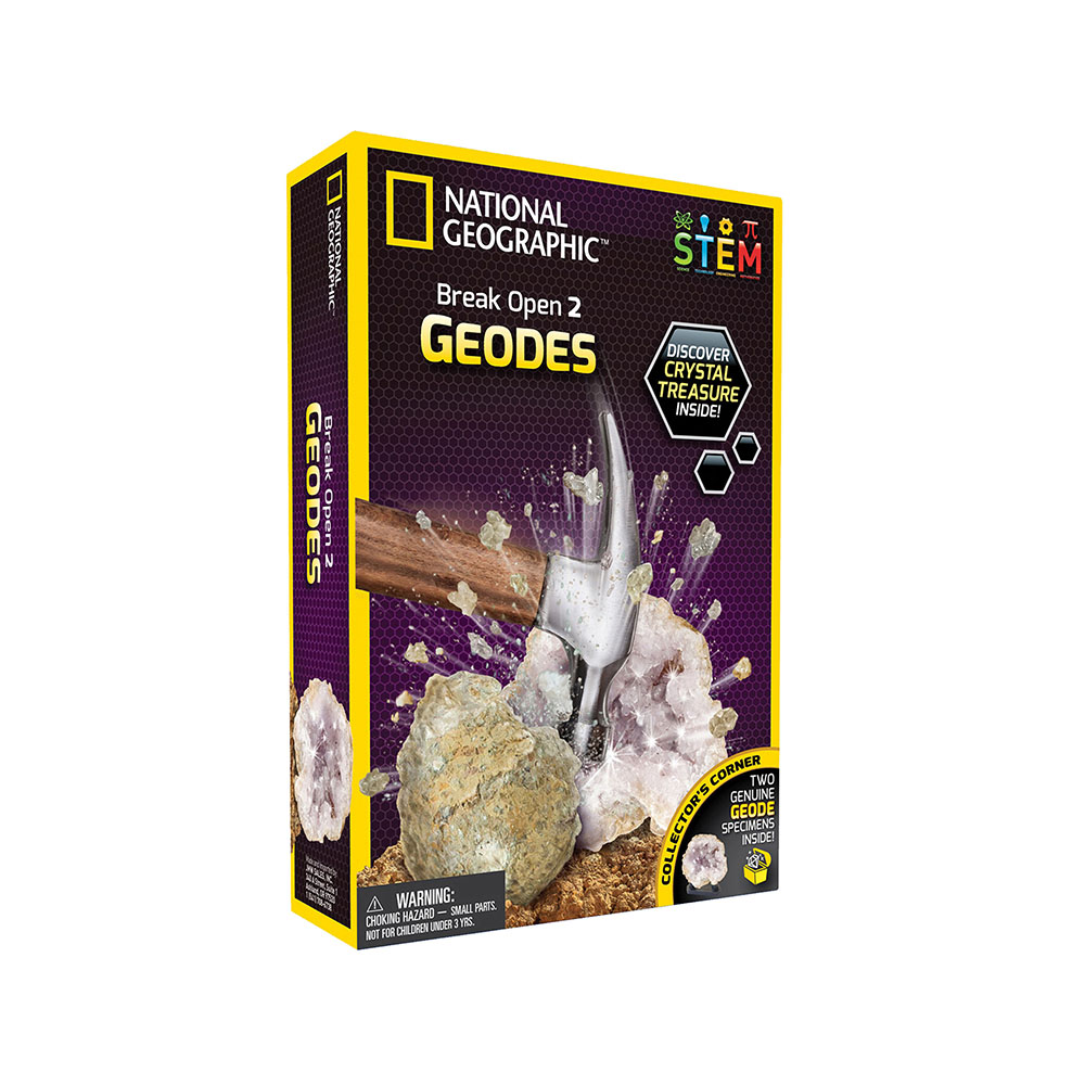 National Geographic Break Open Real Geodes - Toy Station