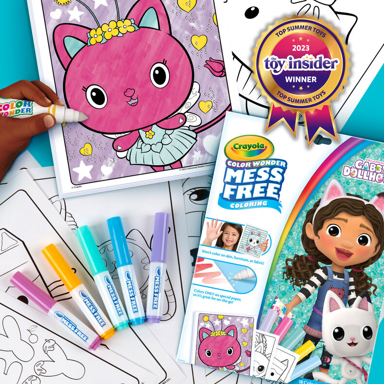 Color Wonder Set Gabby's Dollhouse, foldelope - Toy Station