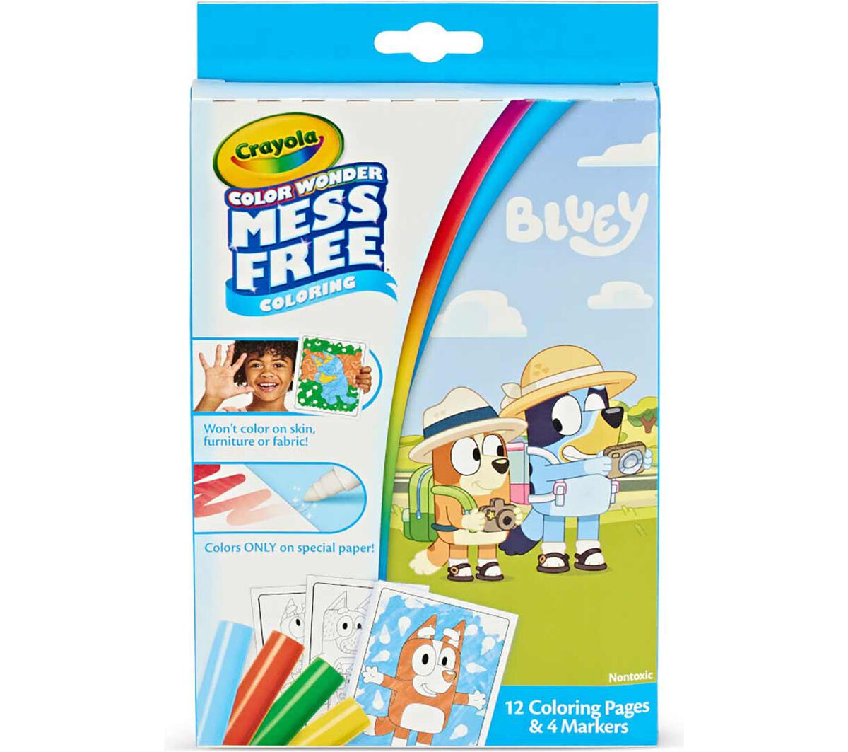 Color Wonder Set Bluey, foldelope, 4 mini BL markers - Toy Station